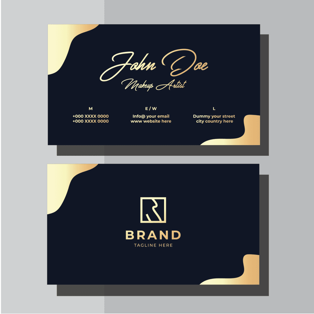 Foil Business Cards UK | Gold, Silver & Rose Foiled Cards